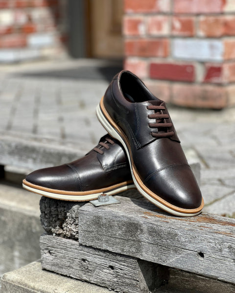 Ferracini | Men's Leather Shoes | Genuine Leather | Brown – Munns the ...
