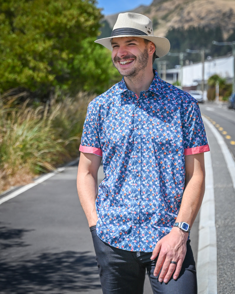 Jimmy Fox | Short-sleeve Shirt | Cotton | Floral – Munns the Man's Store